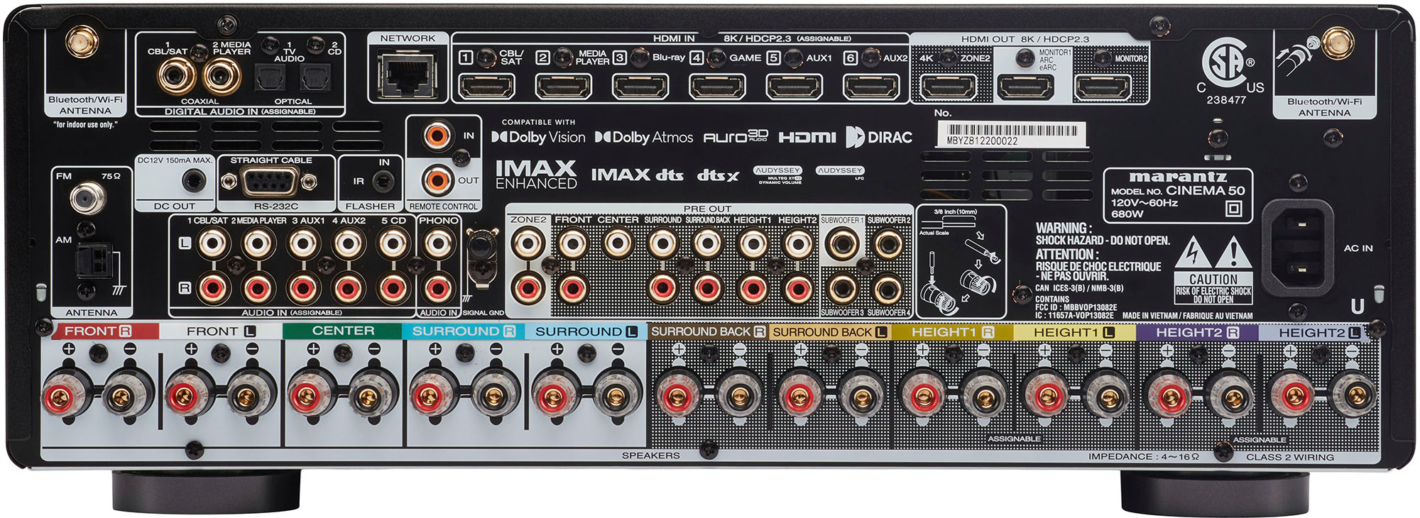 Marantz Cinema 50 Distribuidor Oficial | Audio Planet Argentina SRL